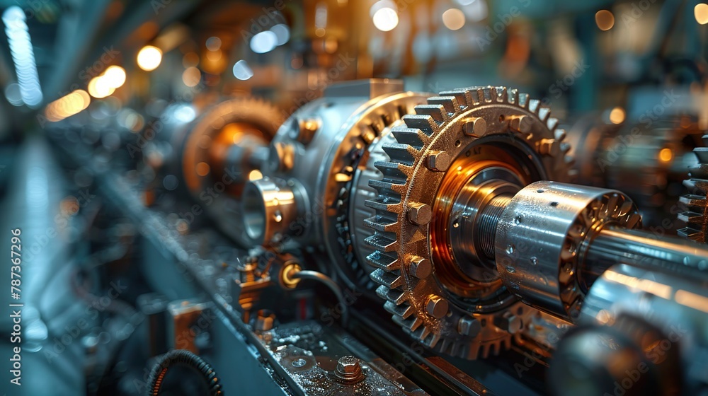 Gears, cogwheels, mechanical, machinery, rotation, teeth, interlocking ...