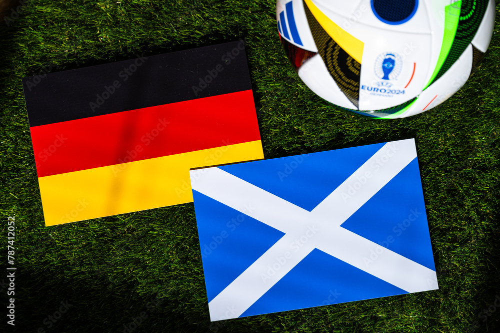 Germany vs Scotland, Euro 2024 Group A football match at Fußball Arena ...