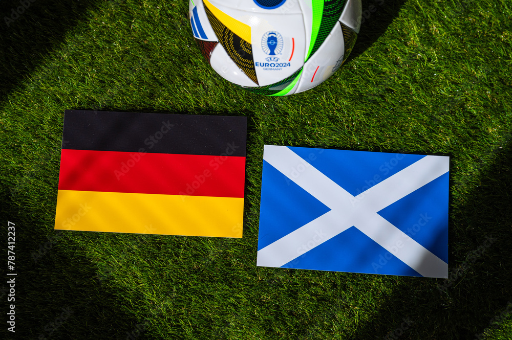 Germany vs Scotland, Euro 2024 Group A football match at Fußball Arena ...