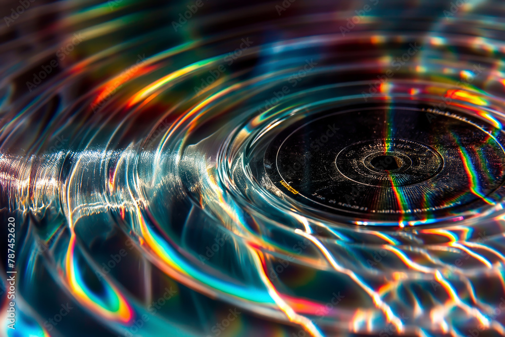 Abstract image, music record, background image, cover image, music ...