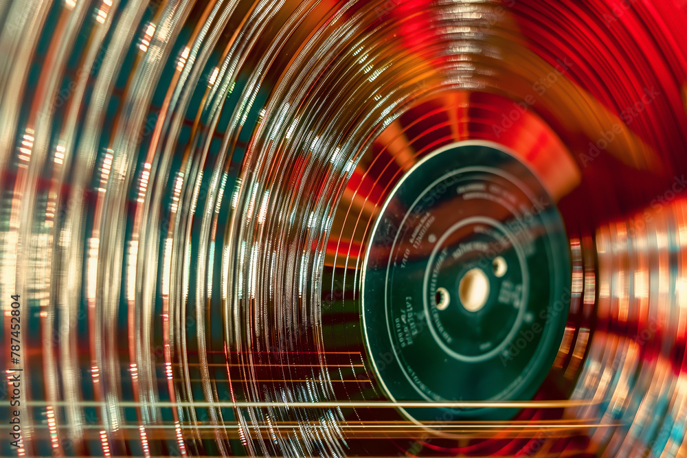 Abstract image, music record, background image, cover image, music ...