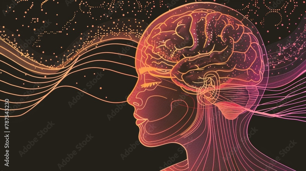 An illustration of how tDCS enhances brain plasticity allowing for ...
