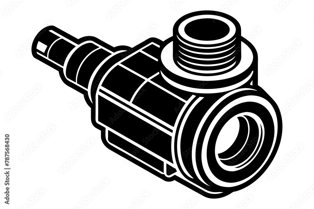 oil pressure sensor vector silhouette illustration Stock Vector | Adobe ...