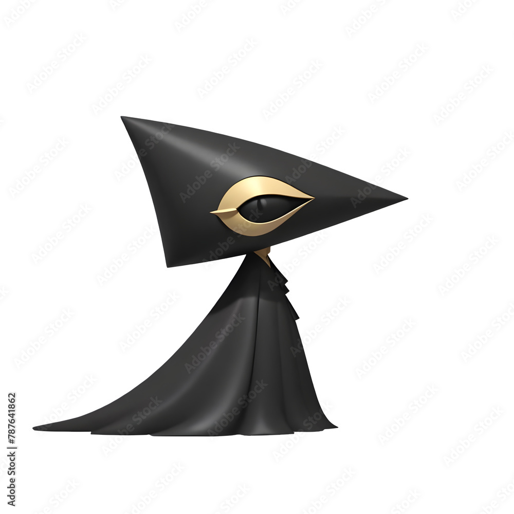 Intriguing character who wears a black cassock and stands as a ...