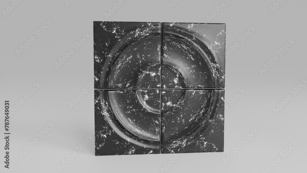 Beautiful 3D Grey Marble tiles with infinite background 8k, Grey Marble ...