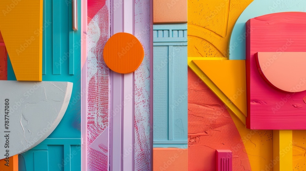 Humorous bathroom signs reimagined as abstract art, with layers of ...