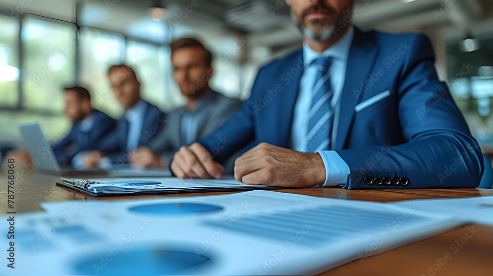 Meeting to go over financial statements - finance - accounting - board ...