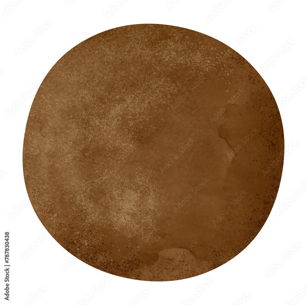 Full stop png brown digital art symbol, transparent background Stock ...