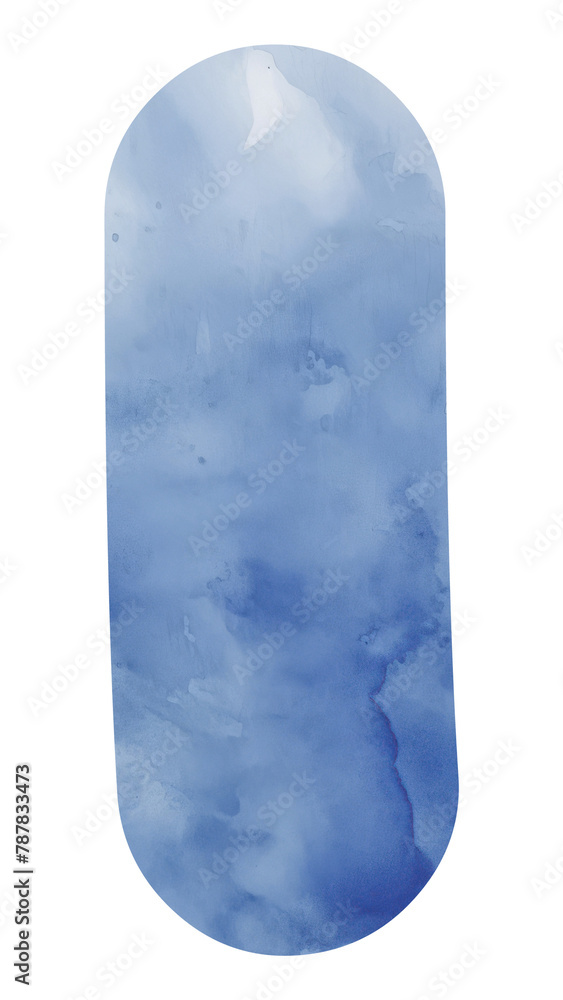 Apostrophe png blue watercolor sign, transparent background Stock ...