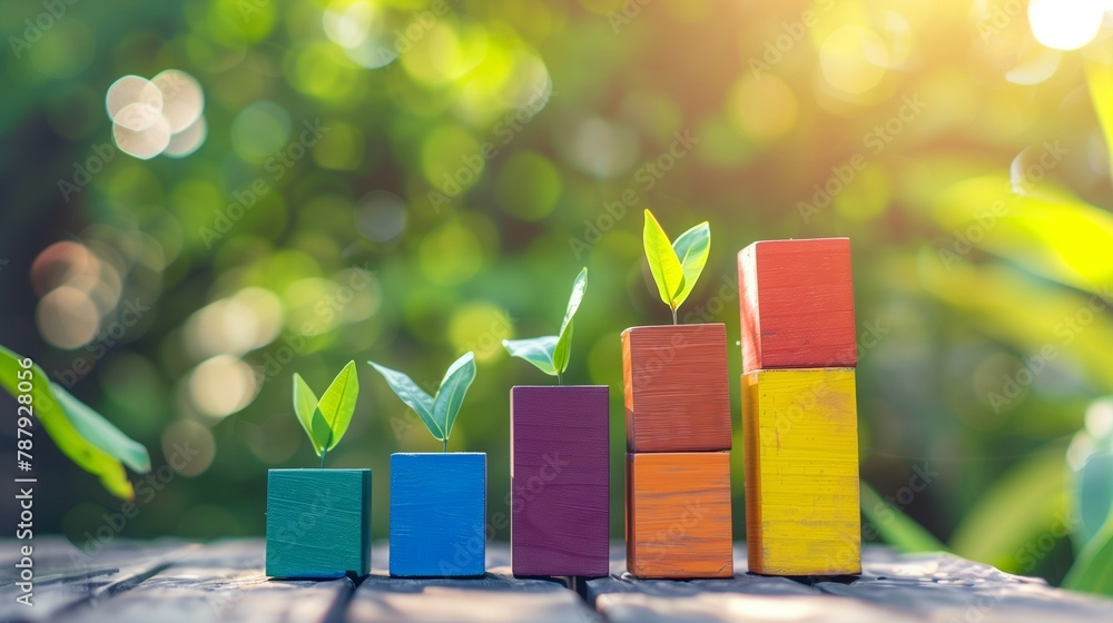 A visual representation of child development concept, showcasing the ...