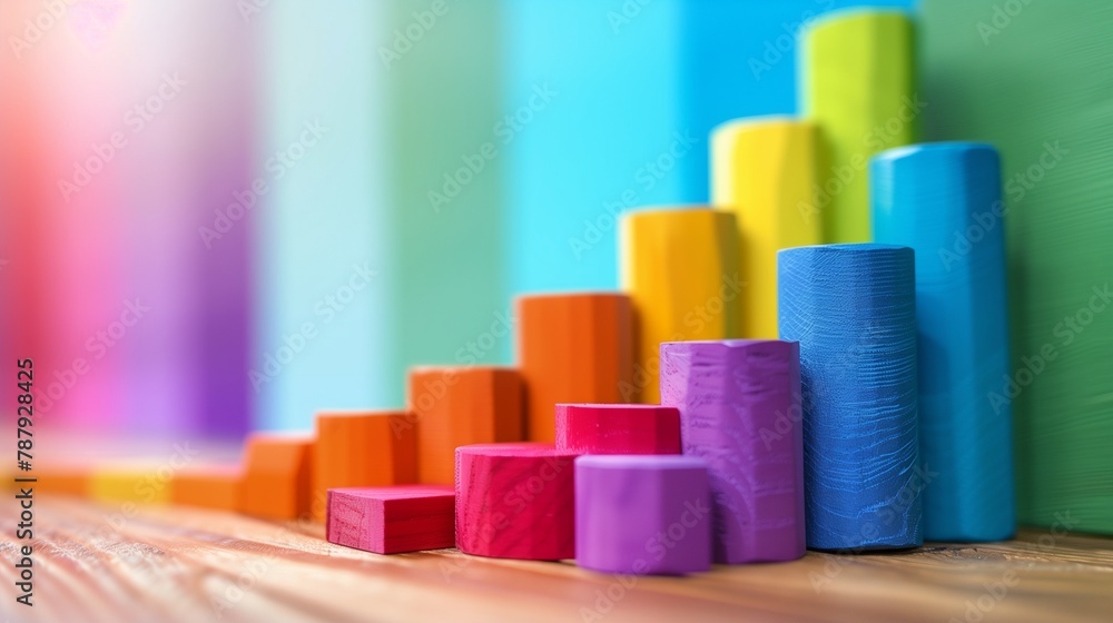 ภาพประกอบสต็อก A visual representation of child development concept ...