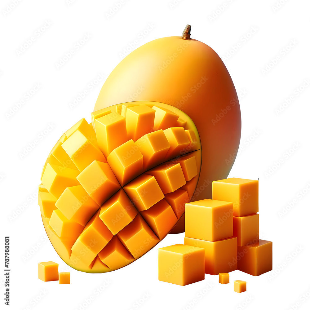 Mango png single mango png one and half mango png slice mango png ...