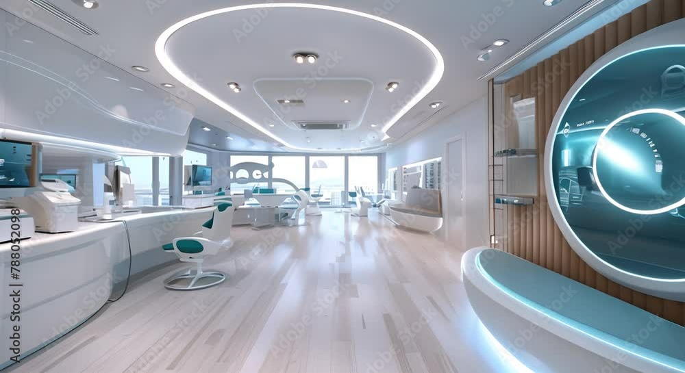 Ultra-modern eye clinic design with interactive patient tools ...