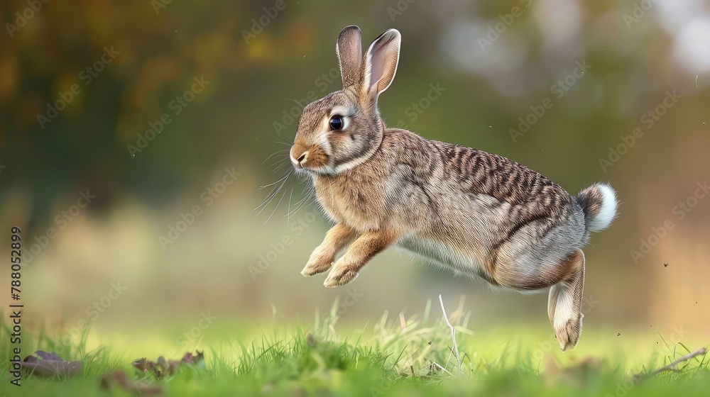 jumping cycle of a rabbit. Stock Illustration | Adobe Stock
