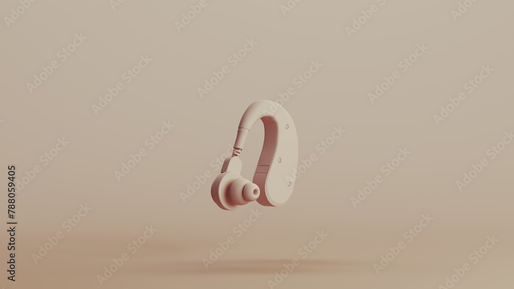 Hearing aid audio impairment device deafness neutral backgrounds soft ...