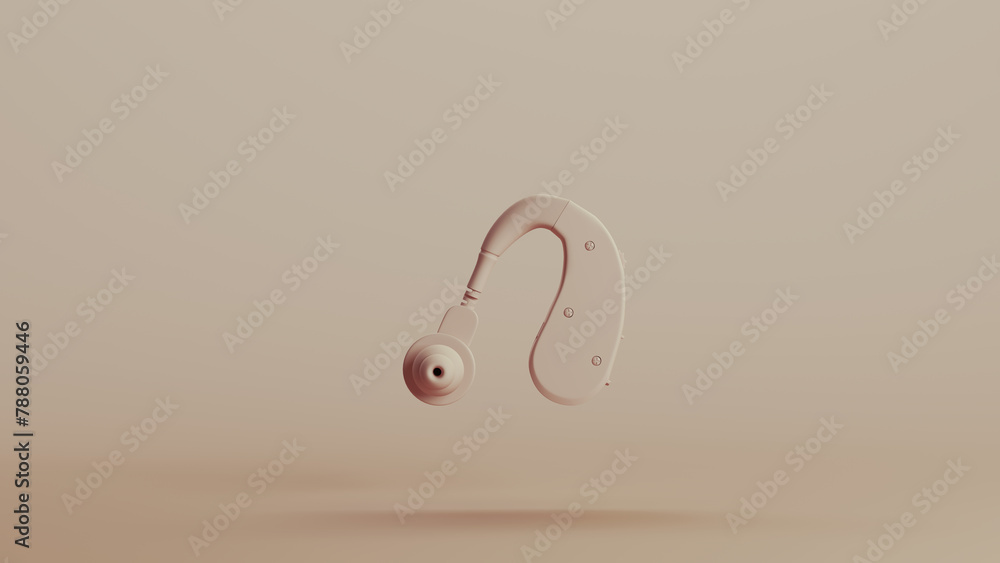 Hearing aid audio impairment device deafness neutral backgrounds soft ...