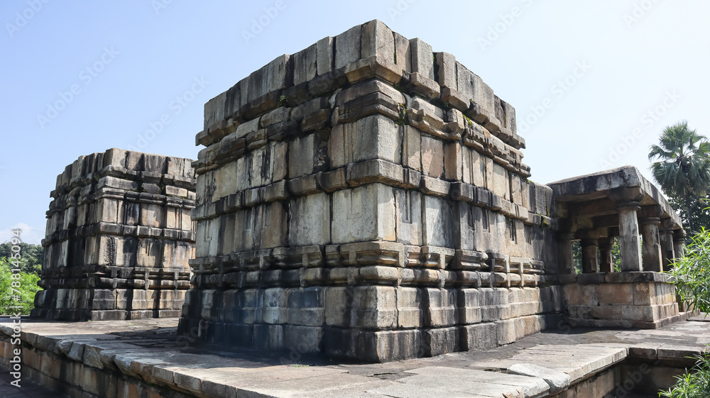View of Sri Battisa Temple, 11th Century Monument, Built by Naga King ...