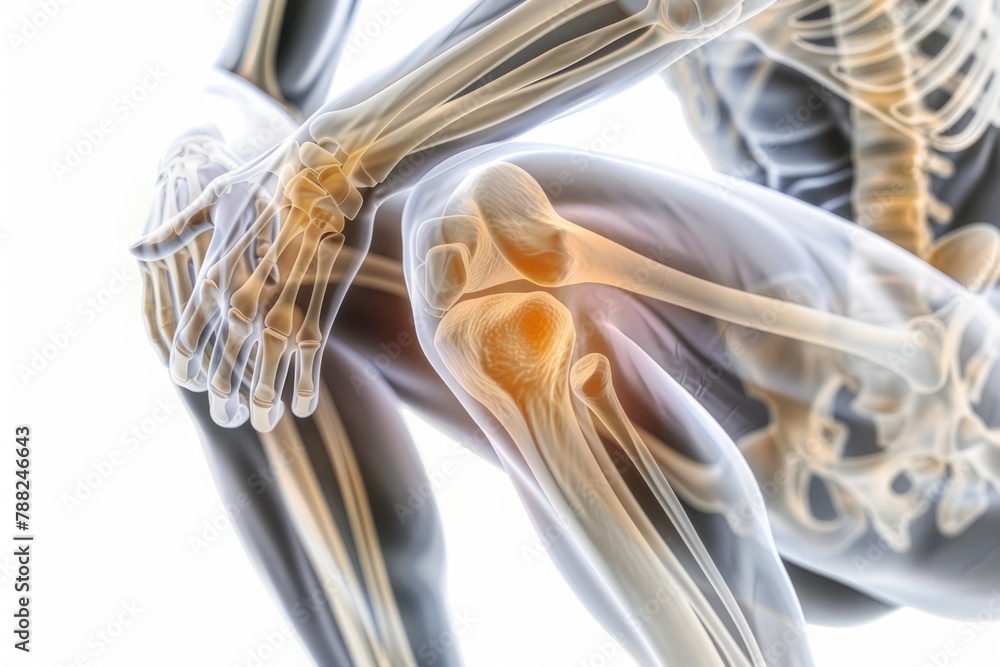 A 3D skeleton squatting down as a useful visual aid for understanding ...