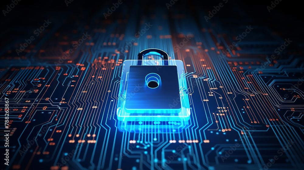 Firewall lock inside an algorithmic circuit of compute motherboard ...