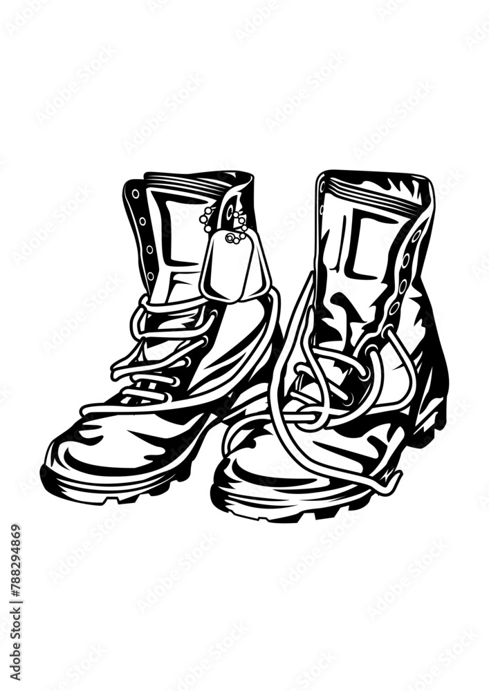 Combat Boots | Military Gear | Tactical Boots | War Veterans | Soldiers ...