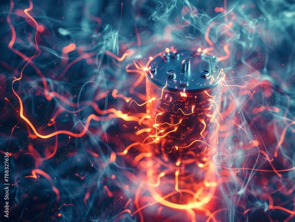 A visual explanation of beta particles converting radiation into ...