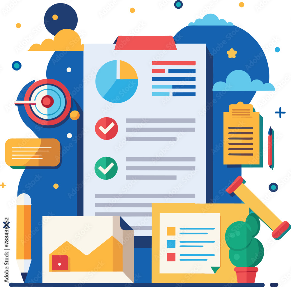 Dashboard template interface admin panel with graphs chart diagrams ...