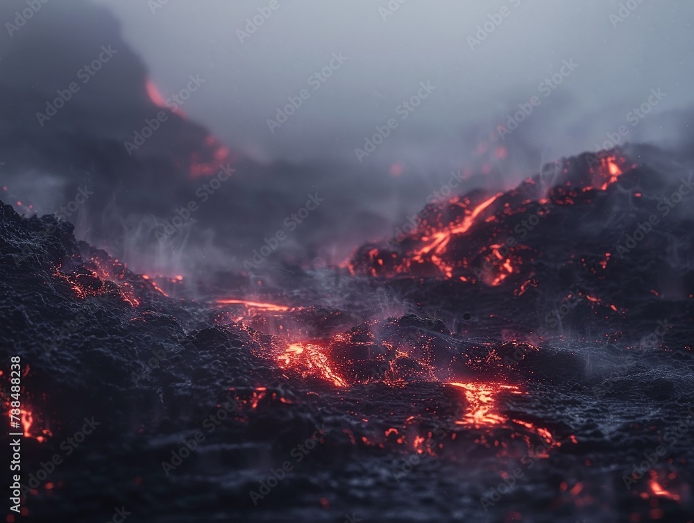 Minimal representation of hell, where flames are replaced with ...