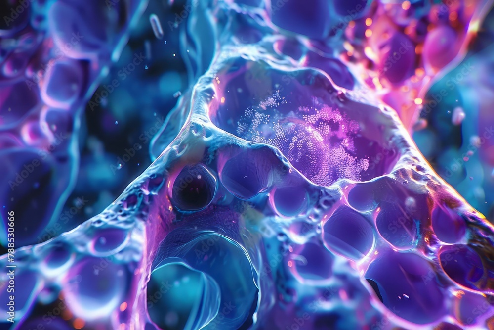 Skeletal system with bone marrow, osteocytes, support and protection ...