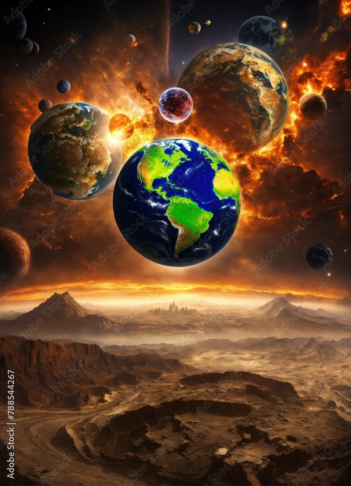 earth going through cycles of creation and destruction Eternal ...