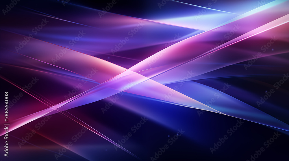 Néon effet flou et texturé, violet, mauve et rose sur fond noir, sombre ...