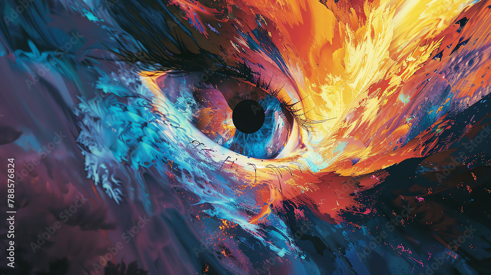 Explore the depths of the mind through a birds-eye view, using digital ...