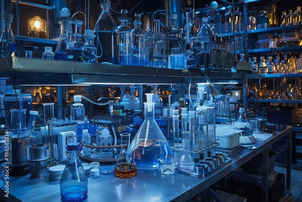 Chemical synthesis, pharmaceutical discovery, medicinal compounds, lab ...