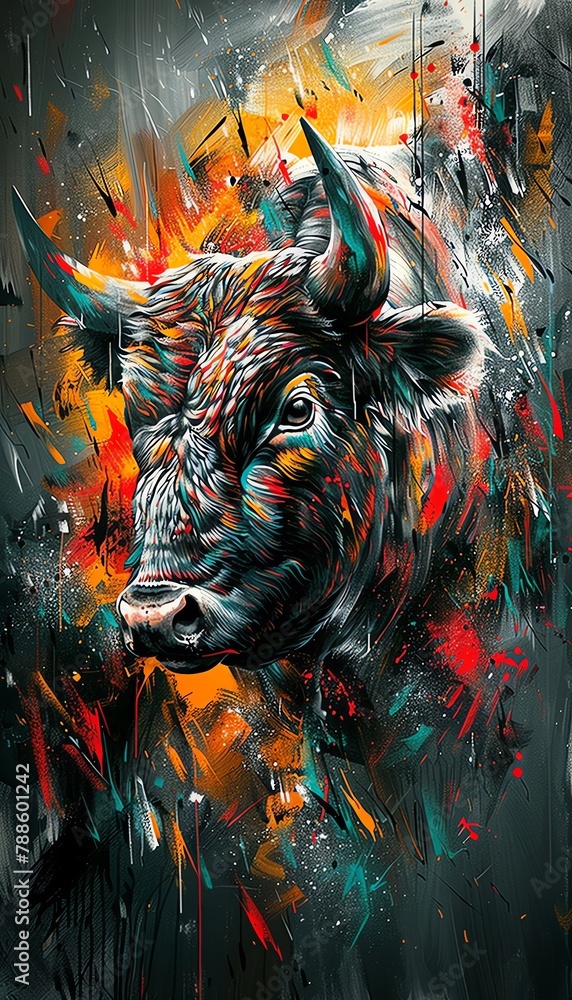 Capture the essence of the bullish stock market rise through a pen and ...