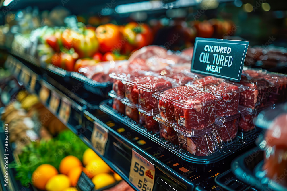 Revolutionary lab-grown meat now available at a store, neatly packaged ...
