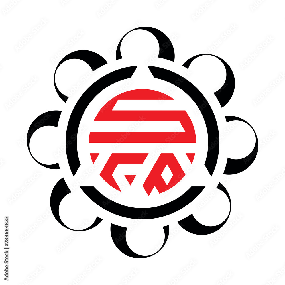 SCP, SCP letter, SCP Initials, SCP circle, SCP Flat, SCP business, SCP ...