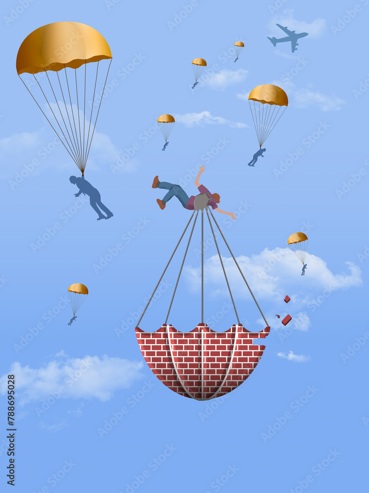 While many around him float into retirement with a golden parachute ...