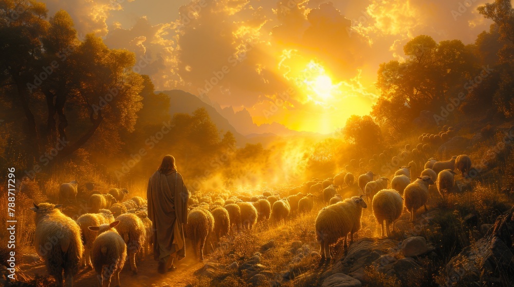 Transport yourself to a scene of divine grace and spiritual renewal as ...