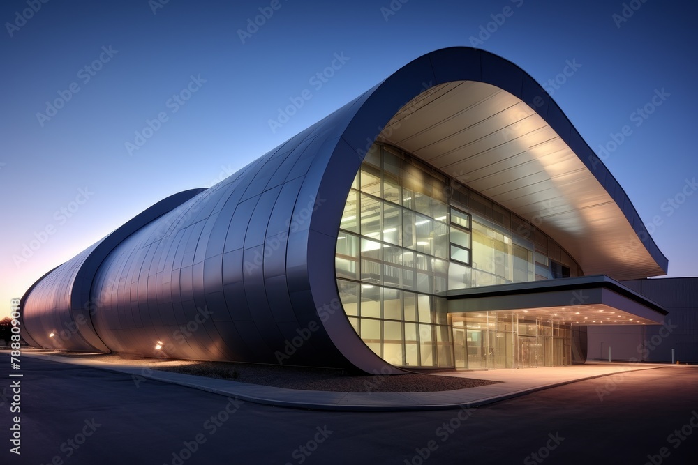 A Modern Aerodynamic Shape Wind Tunnel Facility Demonstrating the ...