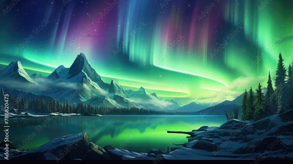 The aurora borealis, also known as the northern lights, is a natural ...