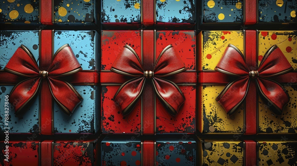 An immersive visual journey unfolds within gift boxes, each panel a ...