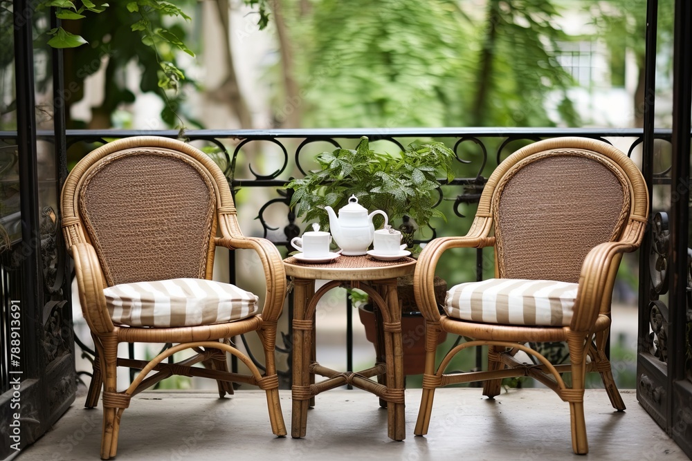 Parisian Rooftop Cafe Terrace Ideas: Vintage Love Seats & Cafe au Lait ...