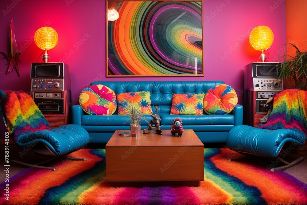 Retro 70s Disco Living Room Ideas: Turn up the Funk with Retro ...