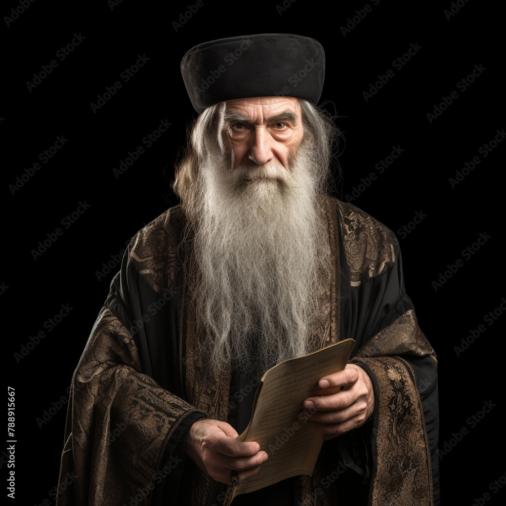 Old testament Jewish high priest, Israeli Servant of God from the bible ...