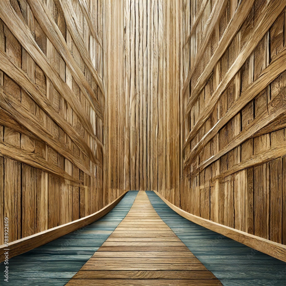 interior of a wooden room,A sophisticated backdrop of premium wooden ...