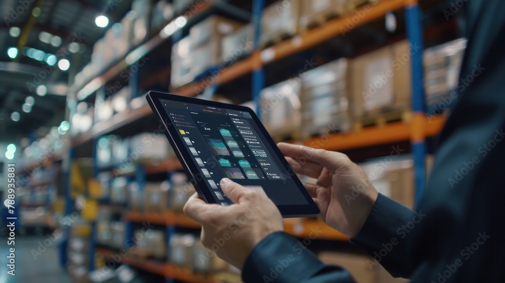 Innovative computerized warehouse management software for real-time ...