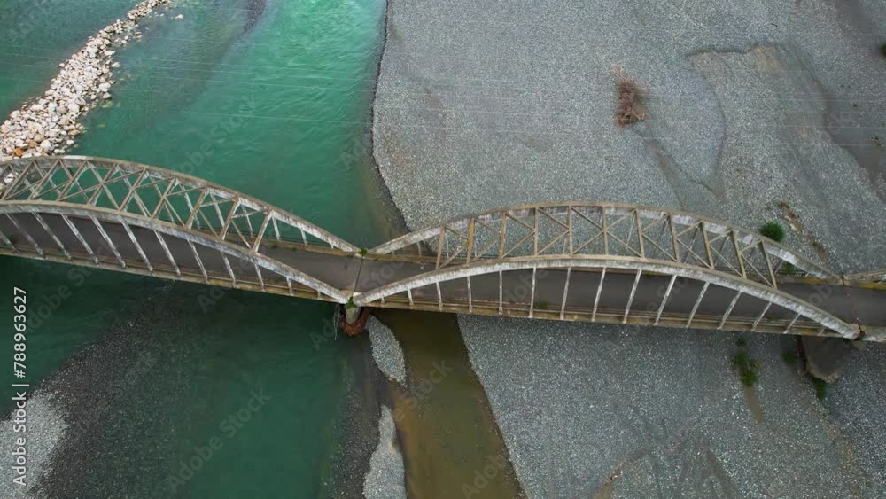 Vidéo Stock Arches of King Zog's Historic Bridge: A Significant ...