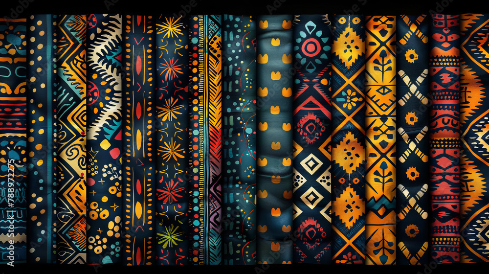 Graphic, Africa pattern and ancient art and texture of background ...