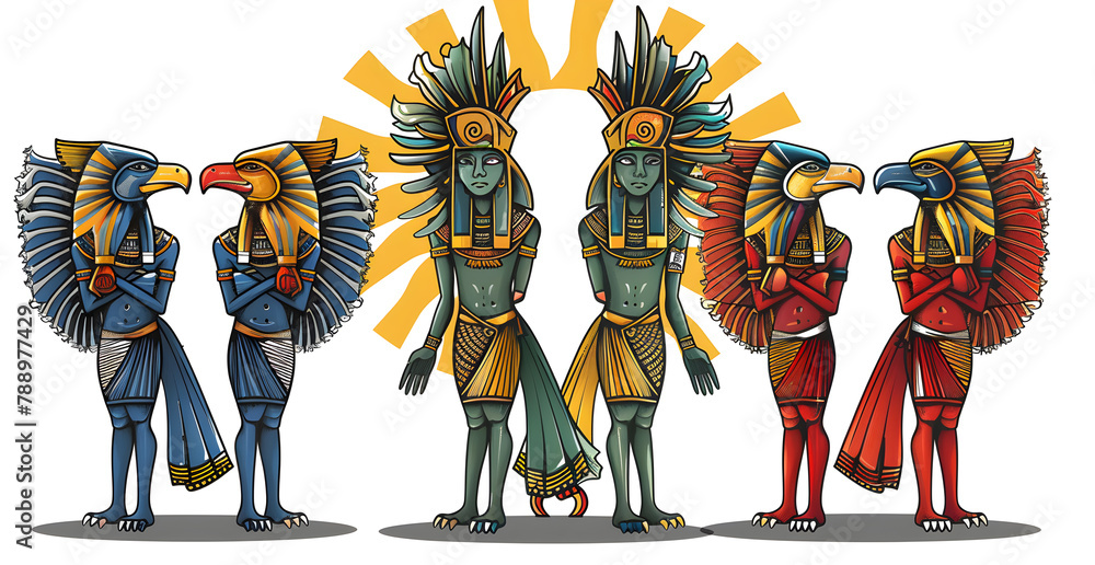 Egyptian god Ra Re( The sun god and one of the most important deities ...