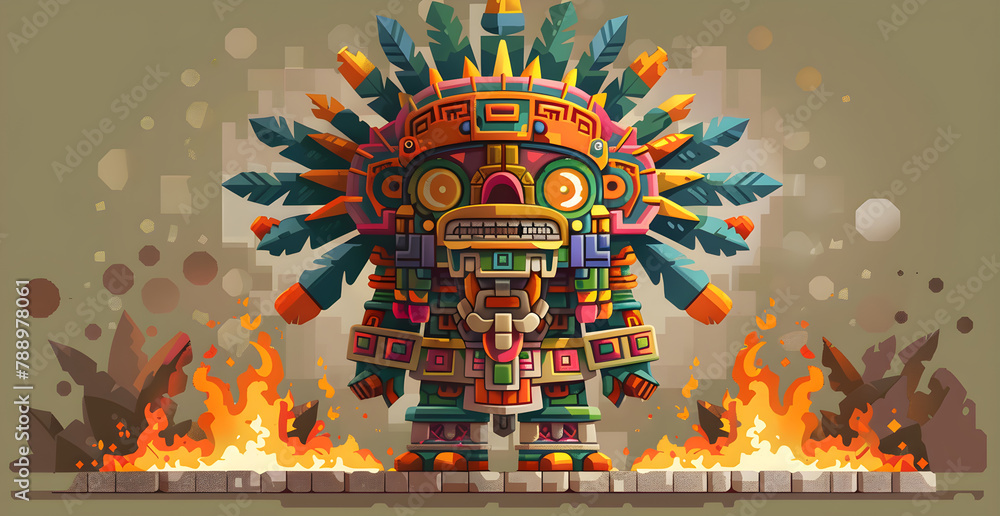 Olmec god Fire God (Associated with fire and the sun, this deity was ...