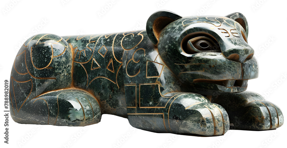 Olmec god Jaguar God (The jaguar was a symbol of strength and power for ...